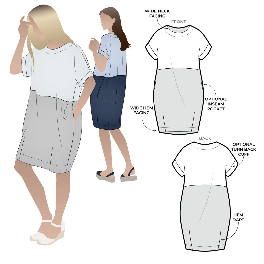 Eme Woven Dress – Sewing Tutorials – Style Arc