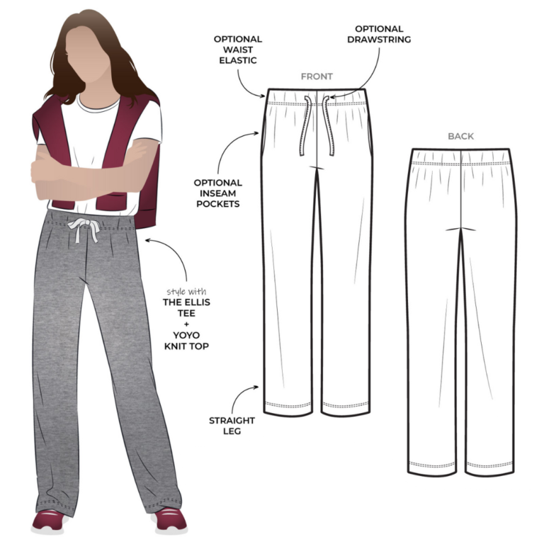Anna Pant – Sewing Tutorials – Style Arc