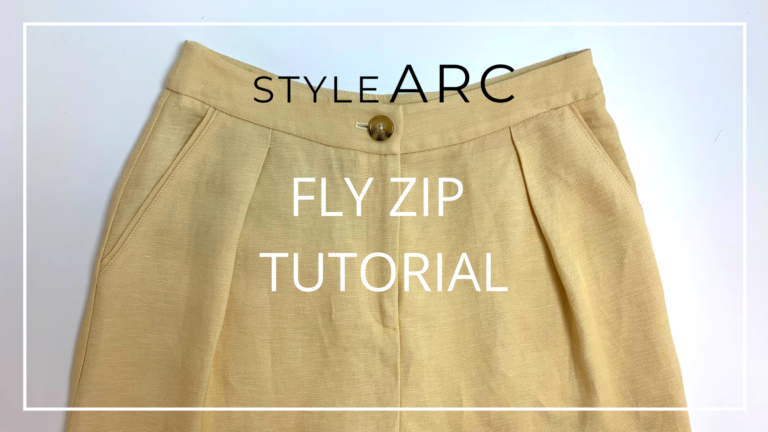 Zip – Fly Zip Tutorial – Sewing Tutorials – Style Arc