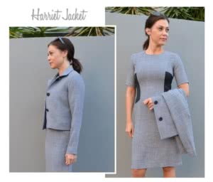 Harriet Jacket + Renae Dress Outfit PDF – PDF Sewing Pattern Outfits ...