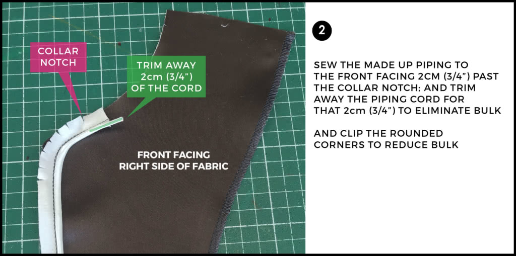 Pipe a Collar and Lapel / Rever Tutorial – Sewing Tutorials – Style Arc