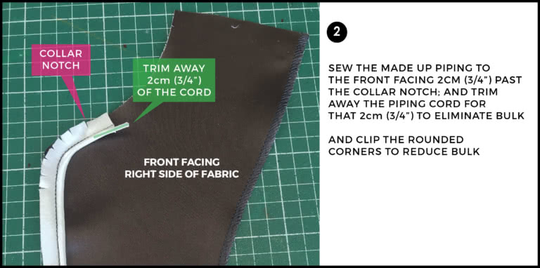 Pipe a Collar and Lapel / Rever Tutorial – Sewing Tutorials – Style Arc