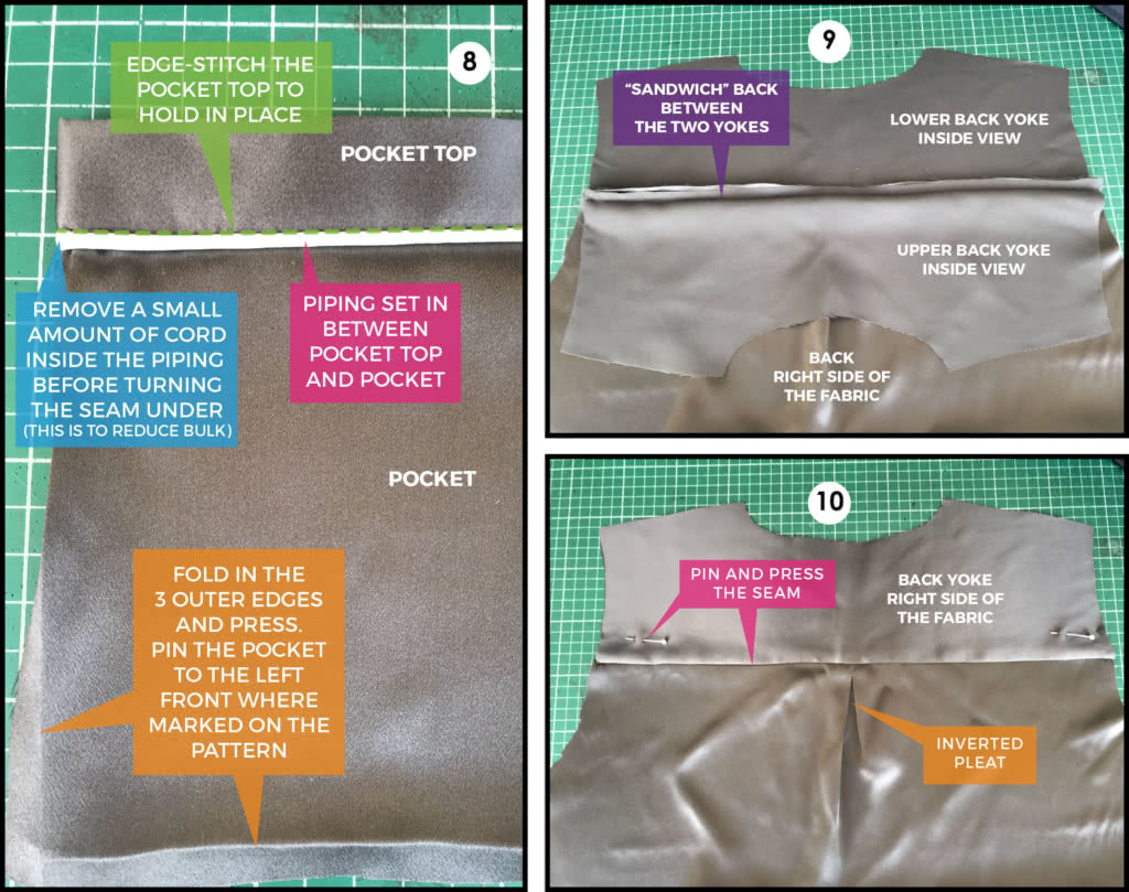 Pipe a Collar and Lapel / Rever Tutorial – Sewing Tutorials – Style Arc