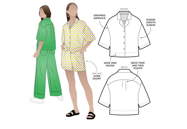 Albie Woven Shirt – Sewing Tutorials – Style Arc