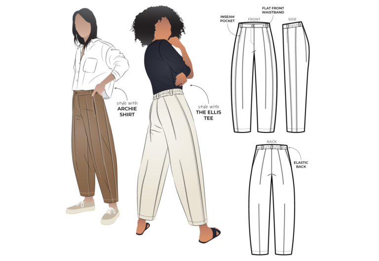 Twig Woven Pant – Sewing Tutorials – Style Arc