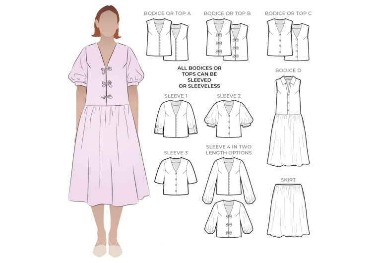 Porter Woven Dress and Top Pack – Sewing Tutorials – Style Arc