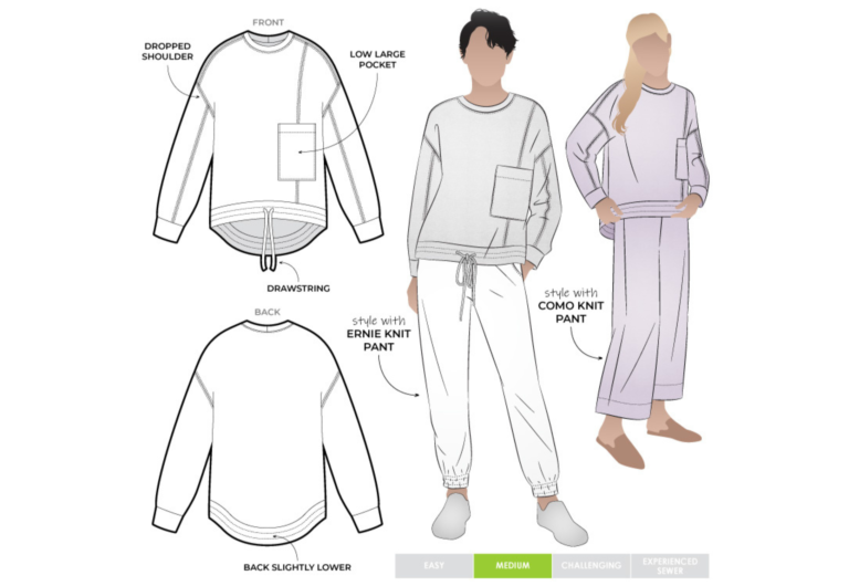 Simpson Sweatshirt – Sewing Tutorials – Style Arc