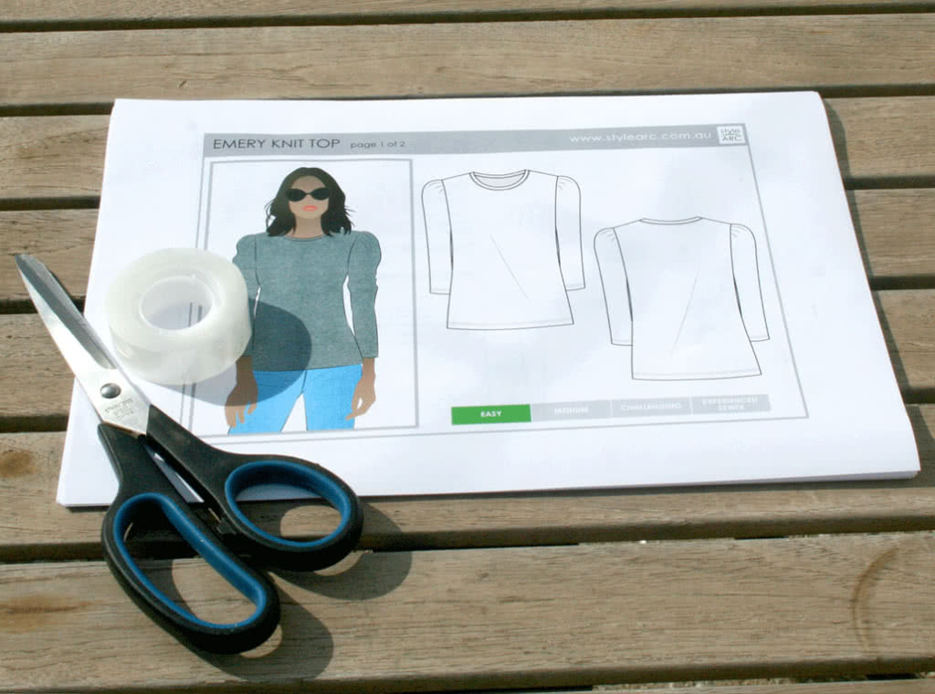 How to Assemble Style Arc’s Print-at-Home Tiled PDF Patterns – Sewing ...