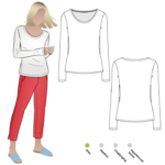Susan Top Sewing Pattern – Casual Patterns – Style Arc