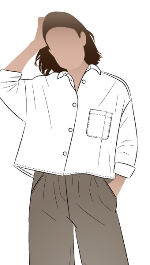 Archie Woven Shirt Sewing Pattern – Casual Patterns – Style Arc