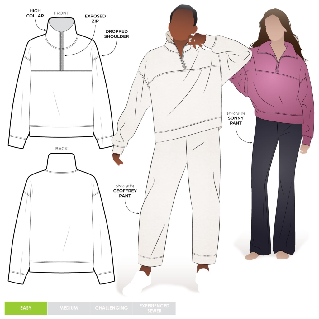 Cassia Knit Top Sewing Pattern – Casual Patterns – Style Arc
