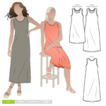 Kim Knit Dress Sewing Pattern – Casual Patterns – Style Arc