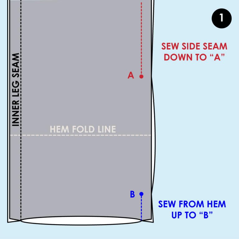 Folded Hem with Split Sewing Tutorial – Sewing Tutorials – Style Arc