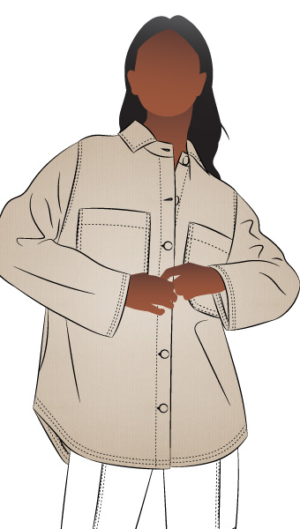 Logan Shacket – Casual Patterns – Style Arc