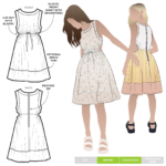 Maddison Teens Dress Sewing Pattern Multi-Size – Essentials Patterns ...