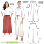 Milan Woven Pant Sewing Pattern – Casual Patterns – Style Arc