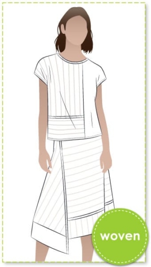 Quinn Woven Top Sewing Pattern – Casual Patterns – Style Arc