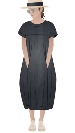 Sydney Designer Dress Sewing Pattern – Casual Patterns – Style Arc