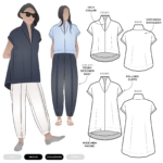 Teddy Designer Top Sewing Pattern PDF – PDF Casual Patterns – Style Arc