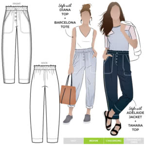 Texas Pant Sewing Pattern – Casual Patterns – Style Arc