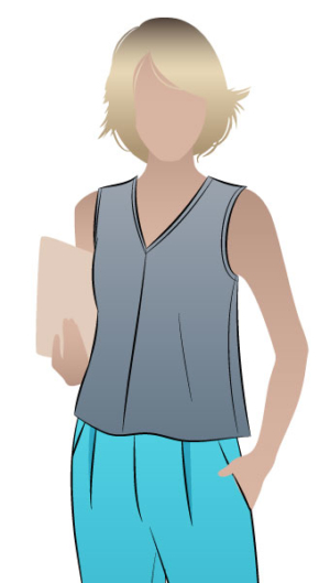Vicki Top Sewing Pattern – Casual Patterns – Style Arc